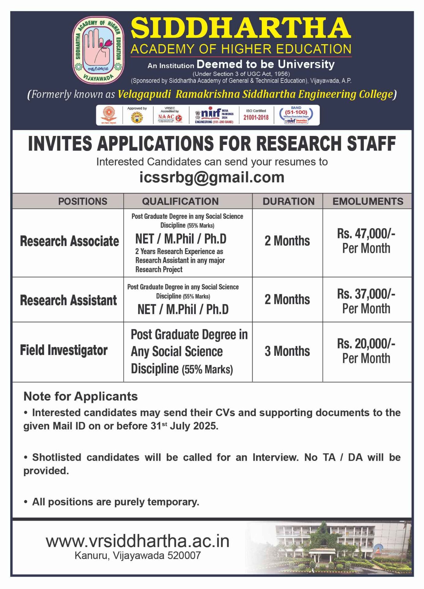Careers – Siddhartha University