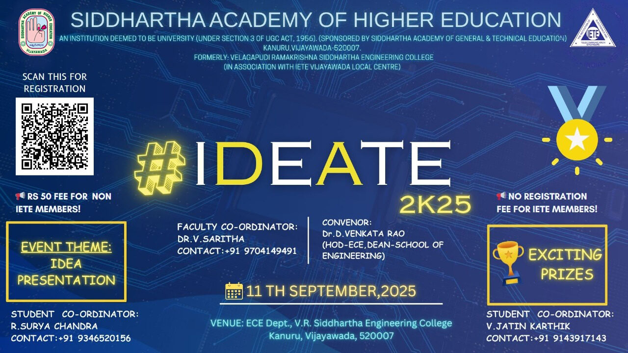 ECE Dept – Siddhartha University